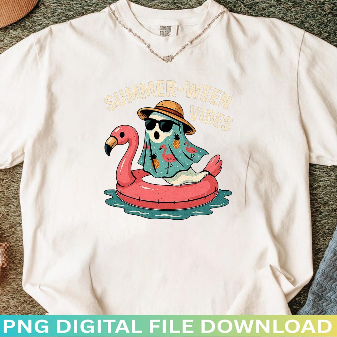 Funny Boo Float Costume SVG PNG, Halloween Summer Ween Digital File ...