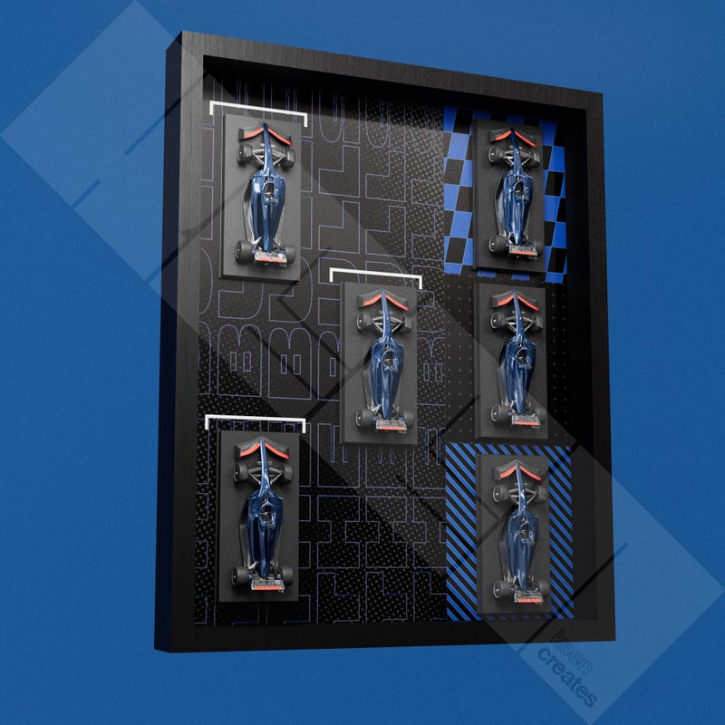 1/43 Scale F1 Display - Etsy