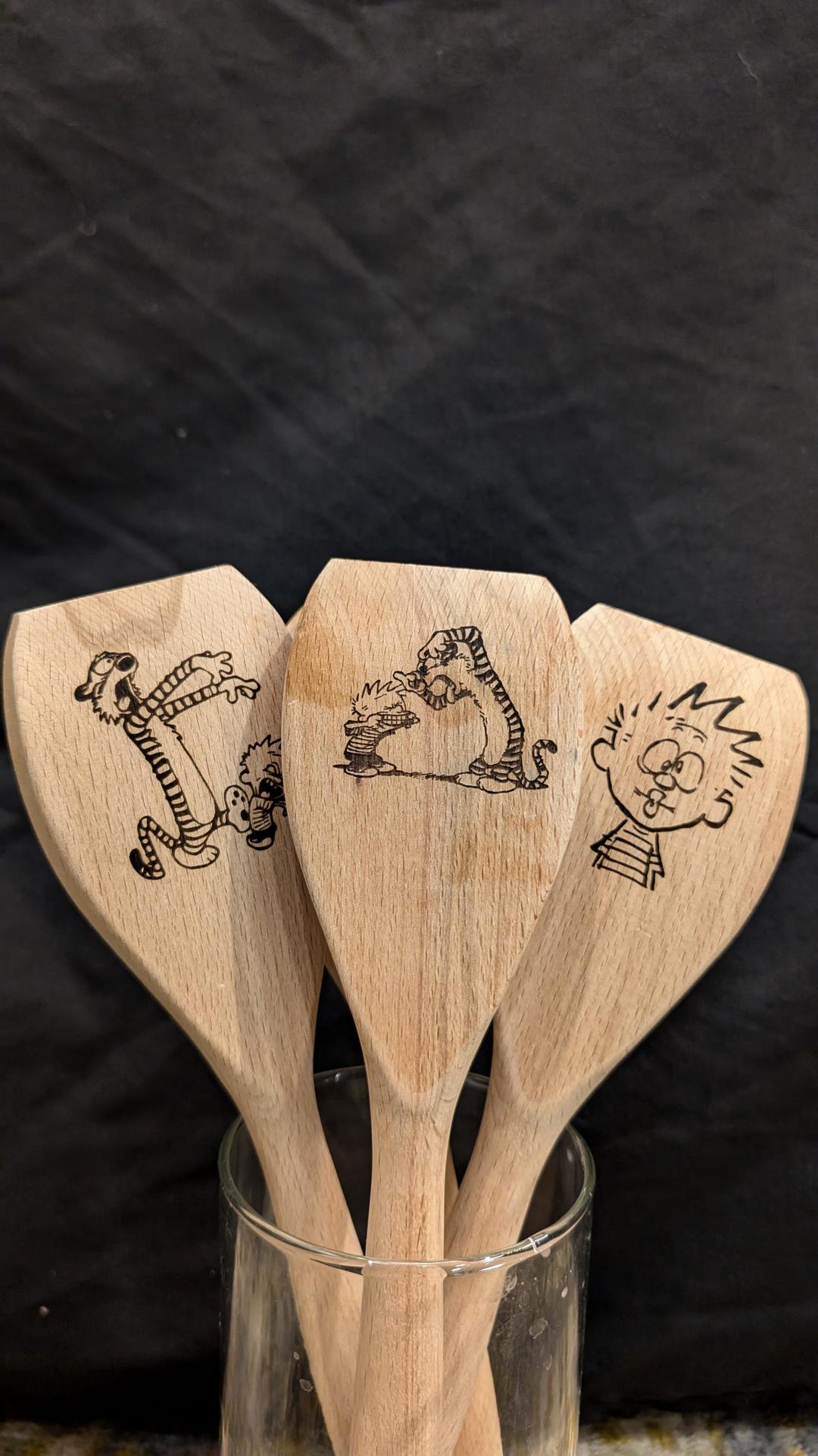 Wooden Spoon Calvin and Hobbes Zombies - Etsy