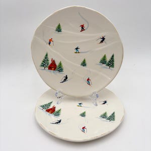 Potters Studio Winter Plates - Etsy