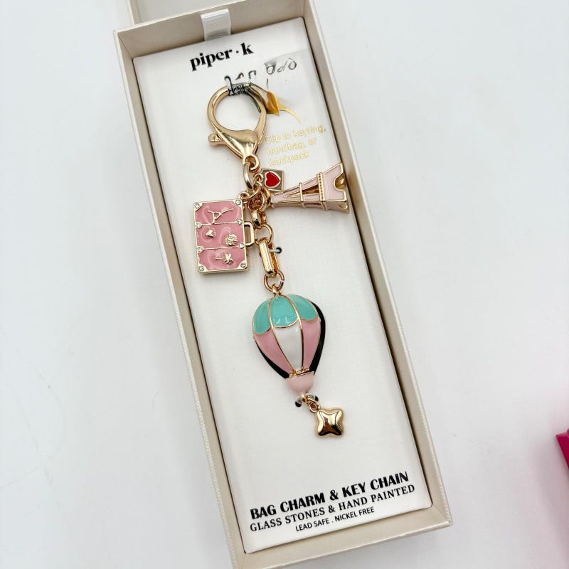 Piper K Bag Charm - Etsy