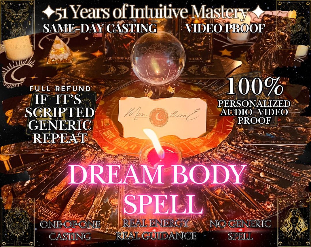 DREAM BODY Spell | Shape Shift Magic | Fat Burning | Body Sculpting ...