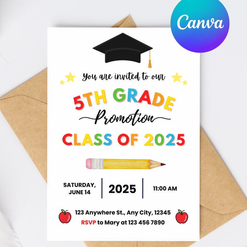 5th Grade Graduation - Etsy