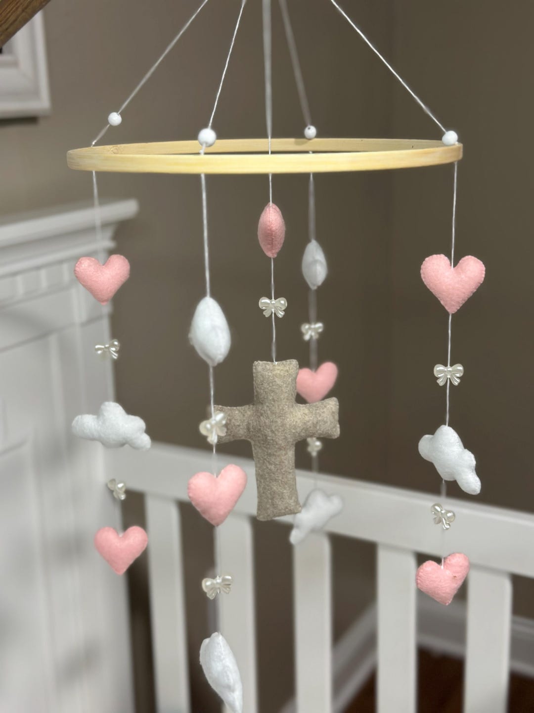 Baby Crib Mobile, Baby Shower, Christian Baby Gift, Nursery Decor, Baby ...