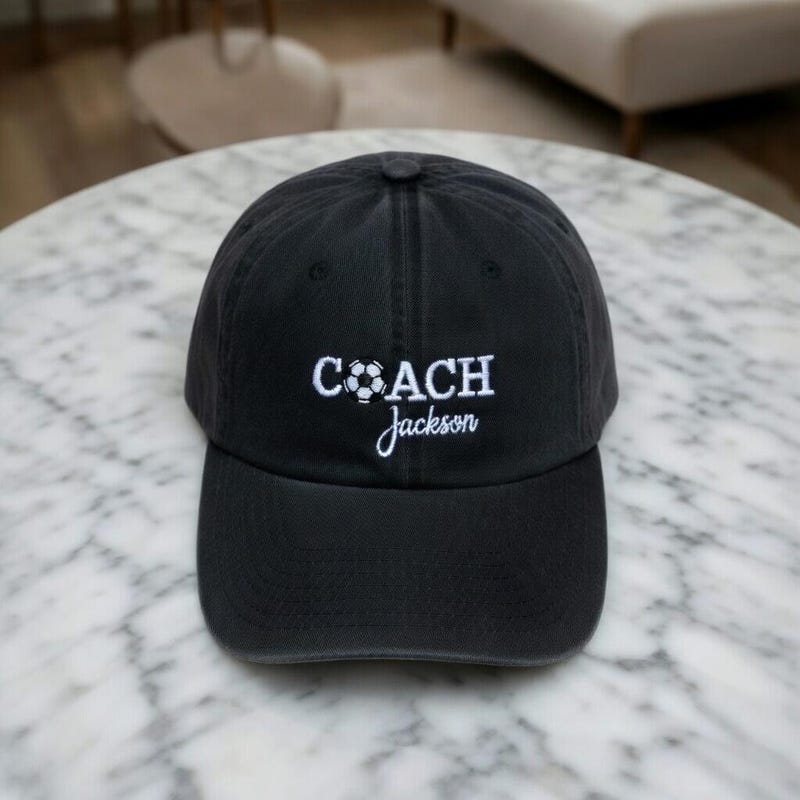 Coach Soccer Ball Cap - Etsy