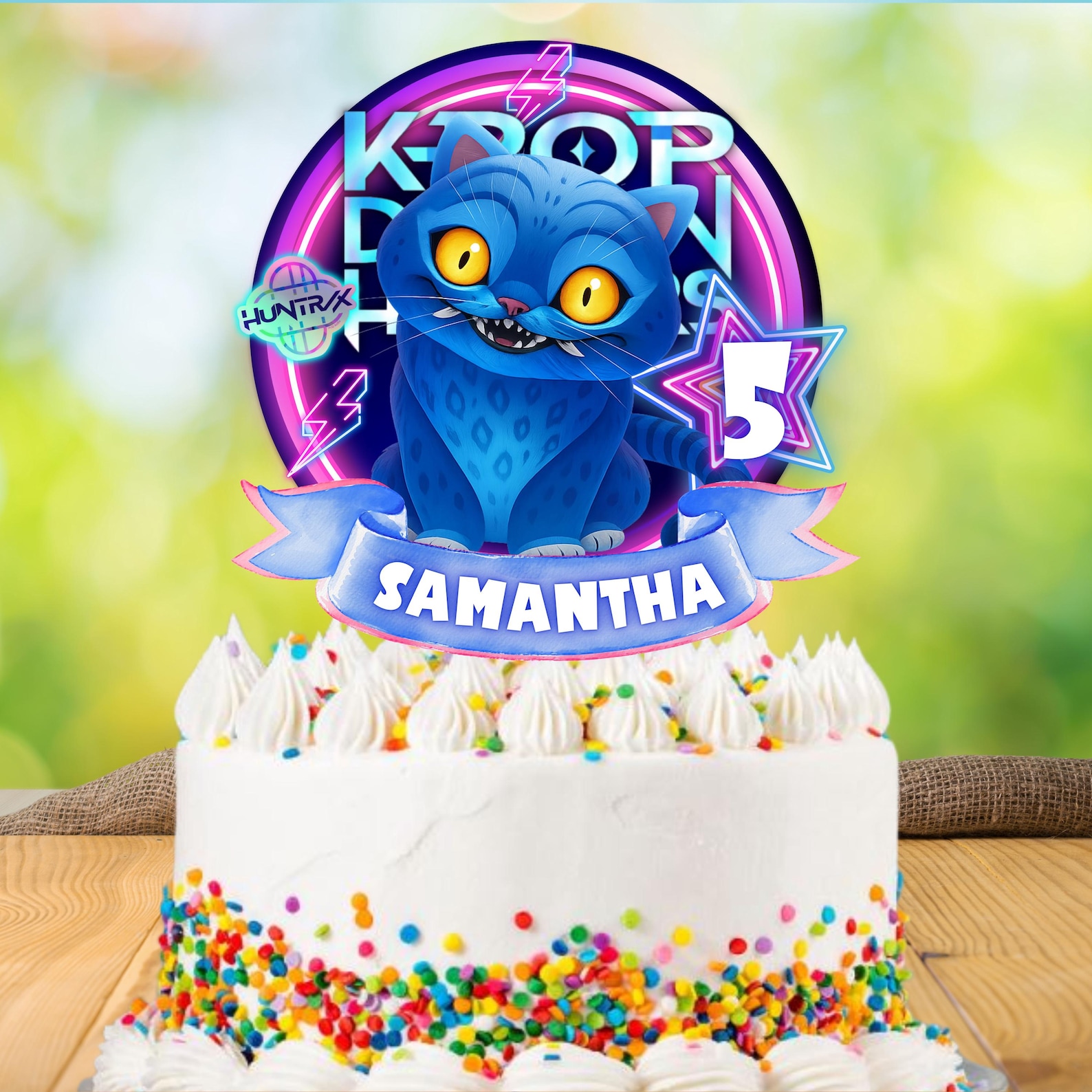 Editable Derpy the Tiger Birthday PNG, Derpy Demon Hunters Birthday ...