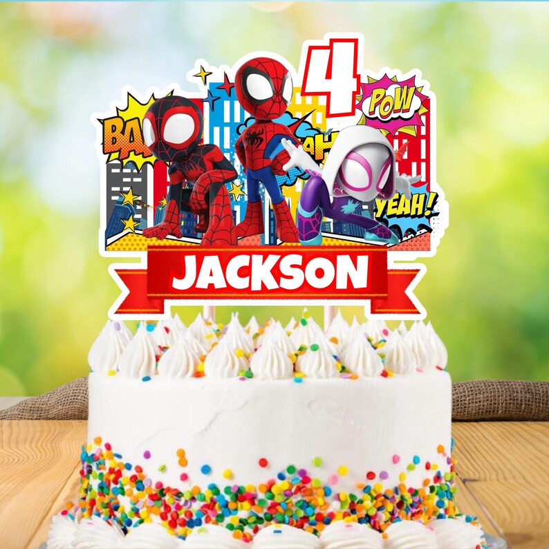 Editable Spidey Birthday PNG, Spidey and His Amazing Friends Birthday ...