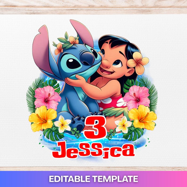 Editable Lilo and Stitch PNG, Stitch PNG, Instant Download, Stitch ...