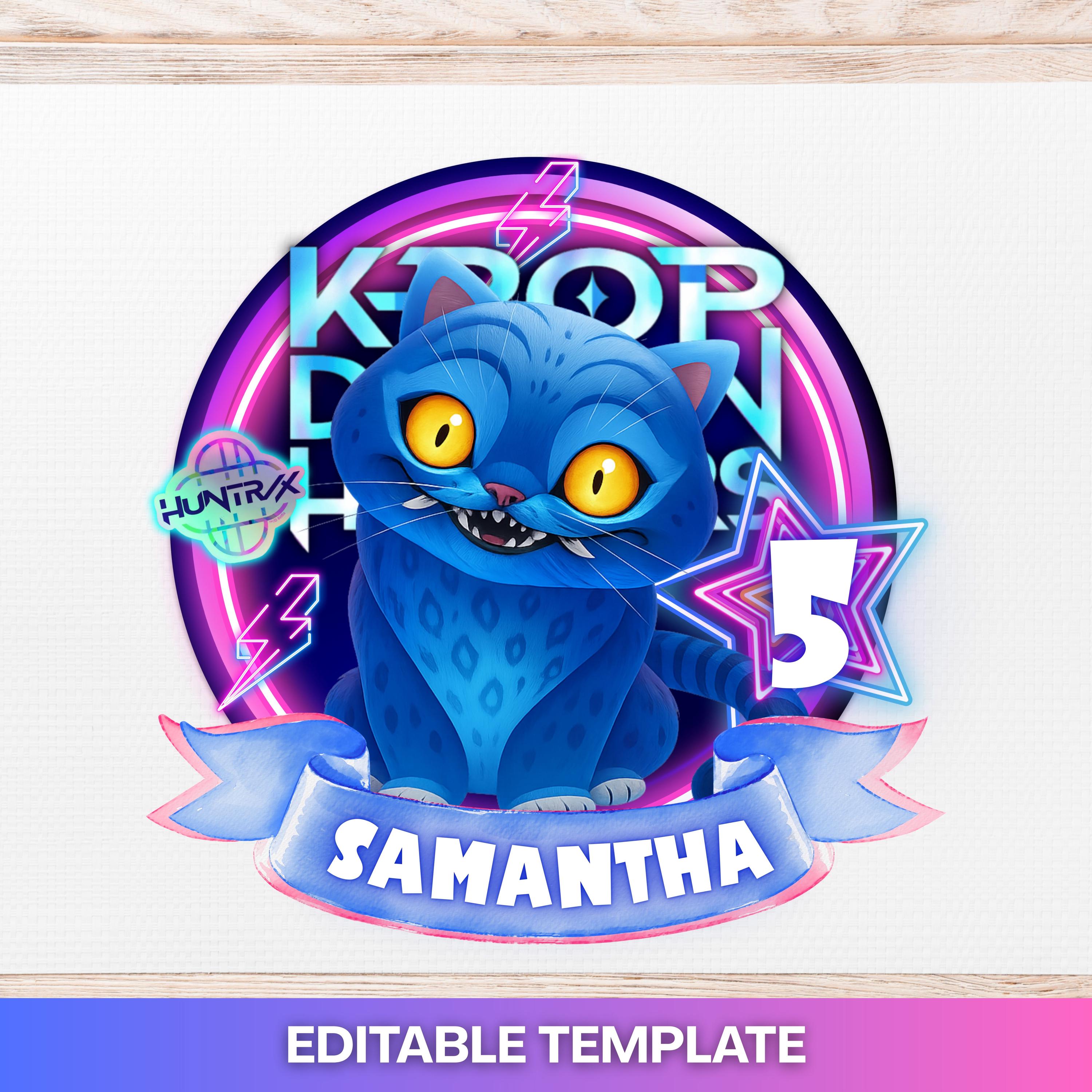 Editable Derpy the Tiger Birthday PNG, Derpy Demon Hunters Birthday ...