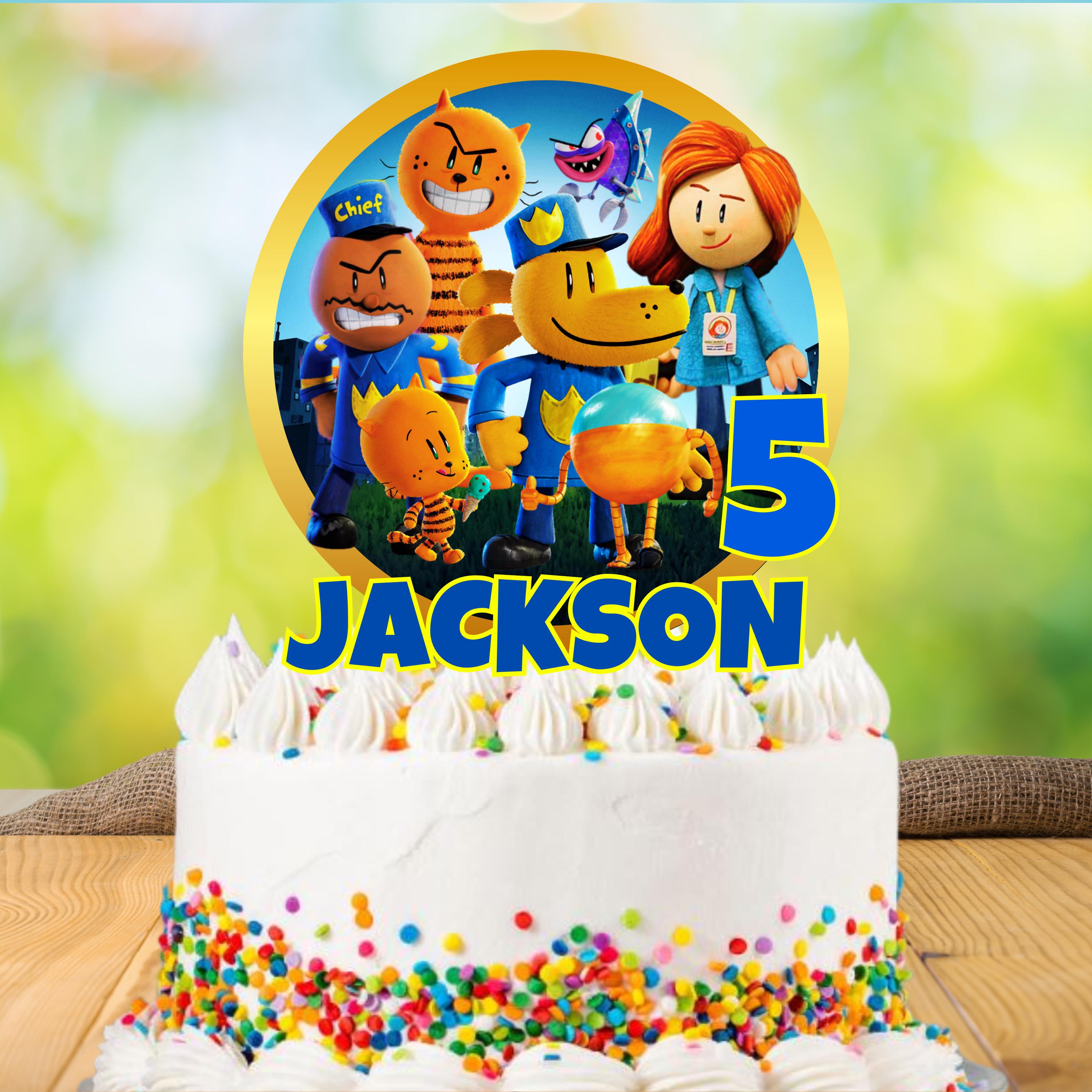 Editable Dog Man PNG, Dog Man Birthday PNG, Instant Download, Dogman ...