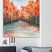 Watercolor Landscape Painting - Autumn Journey Fall Nature Landscape ...