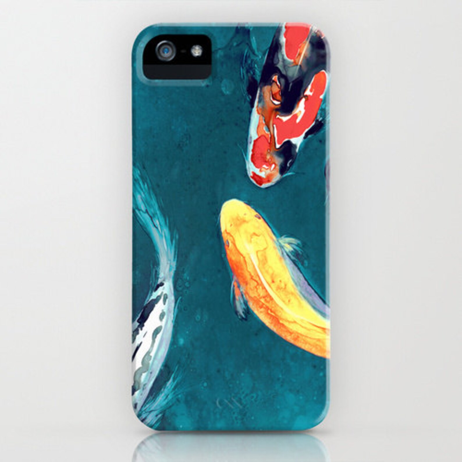 Koi Fish Phone Case Water Ballet Watercolor Painting Designer Samsung ...