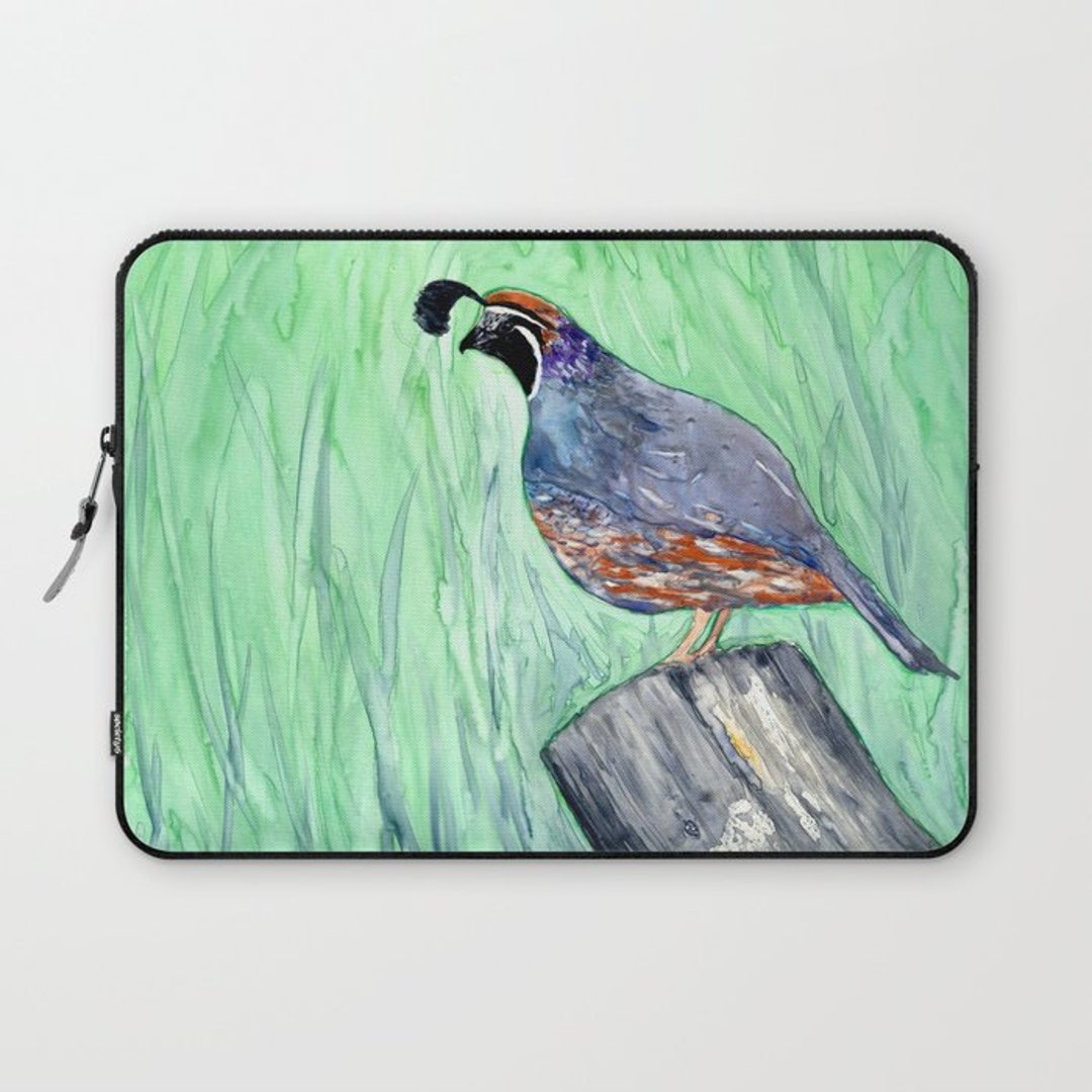 Artistic Bird MacBook Pro Laptop Case - California Quail - Fabric ...