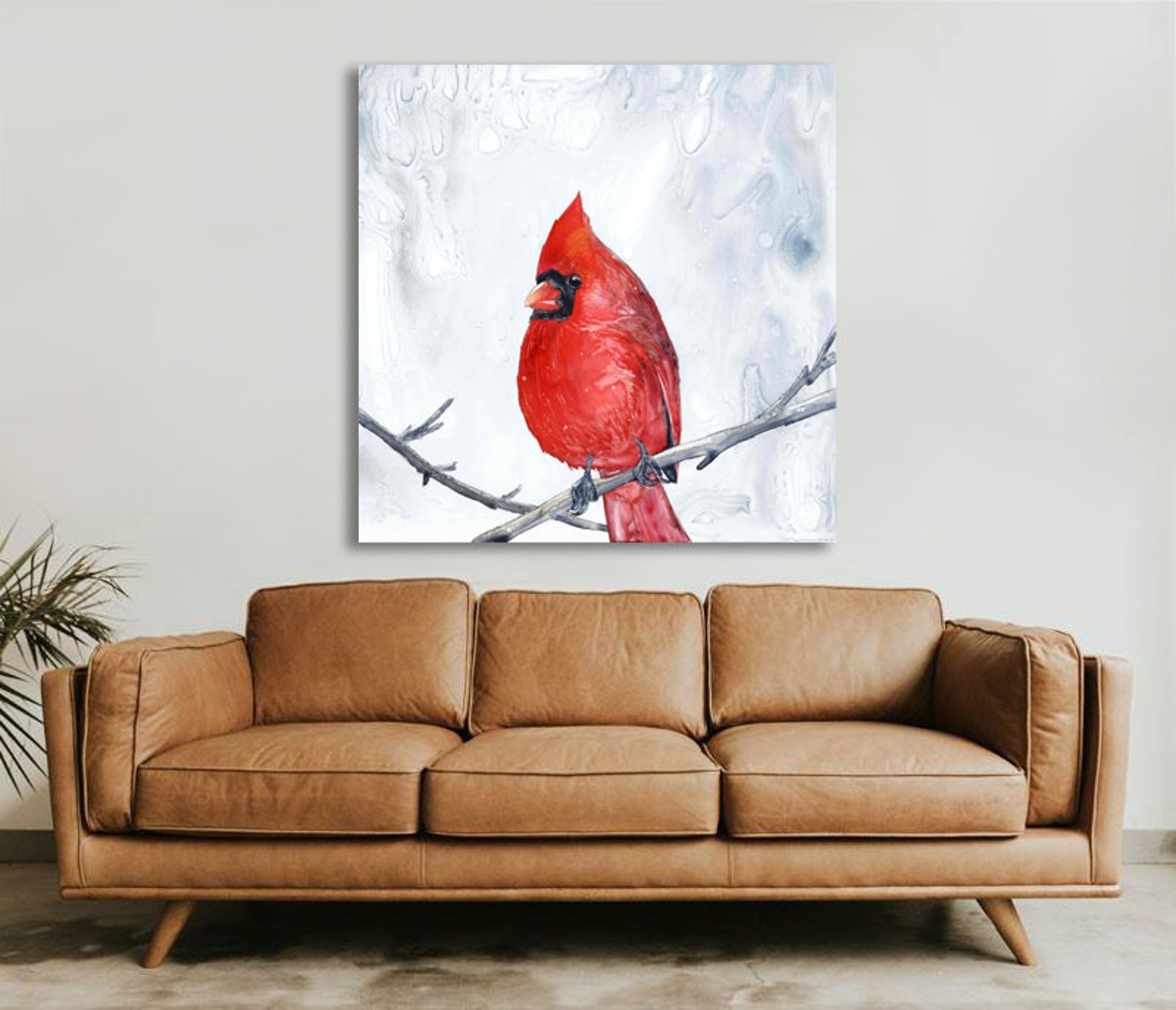 Red Cardinal Watercolor Art Print – Archival Quality Reproduction - Etsy