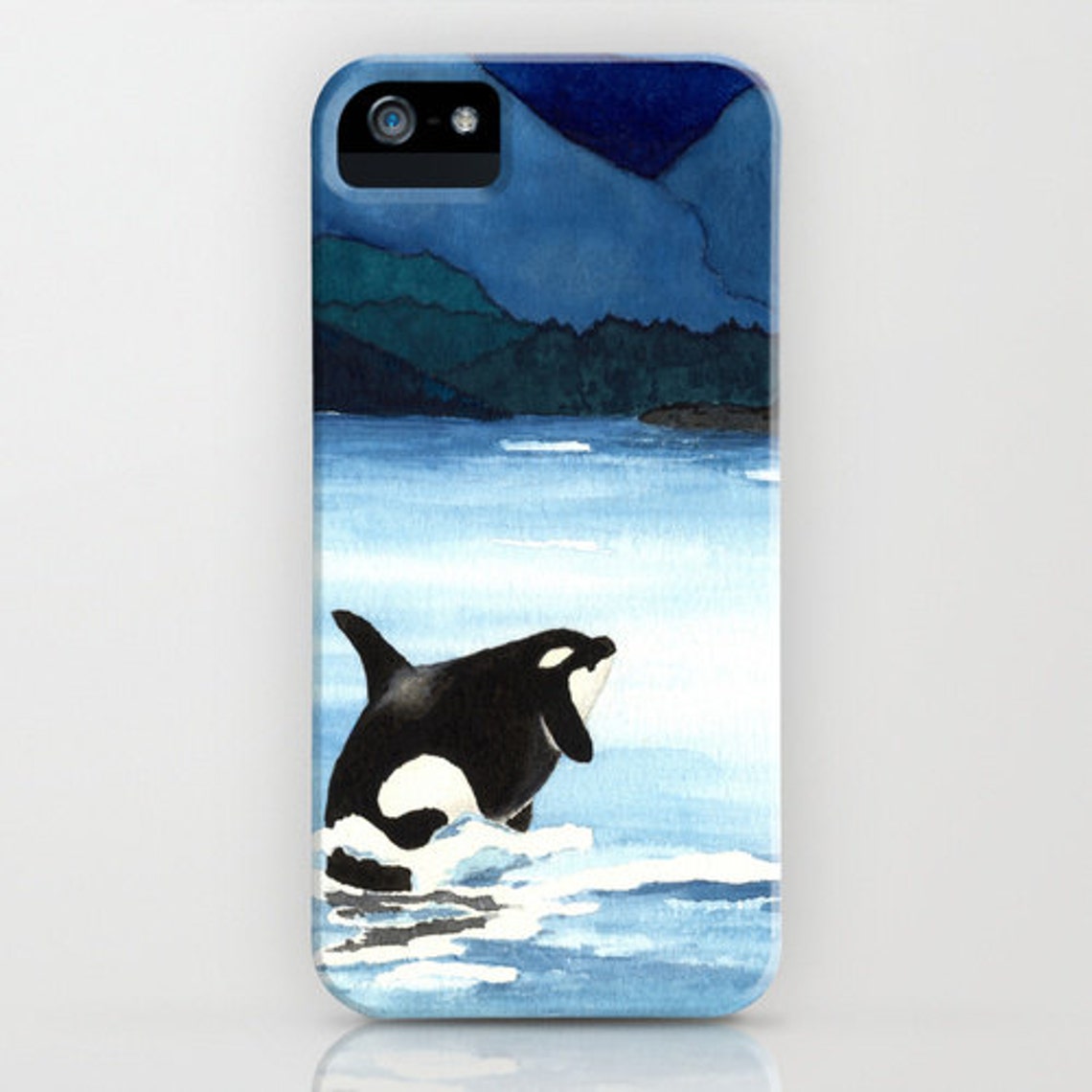 Orca Phone Case Killer Whale Painting Designer Iphone - Etsy