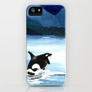 Orca Phone Case Killer Whale Painting Designer iPhone Samsung Case - Etsy