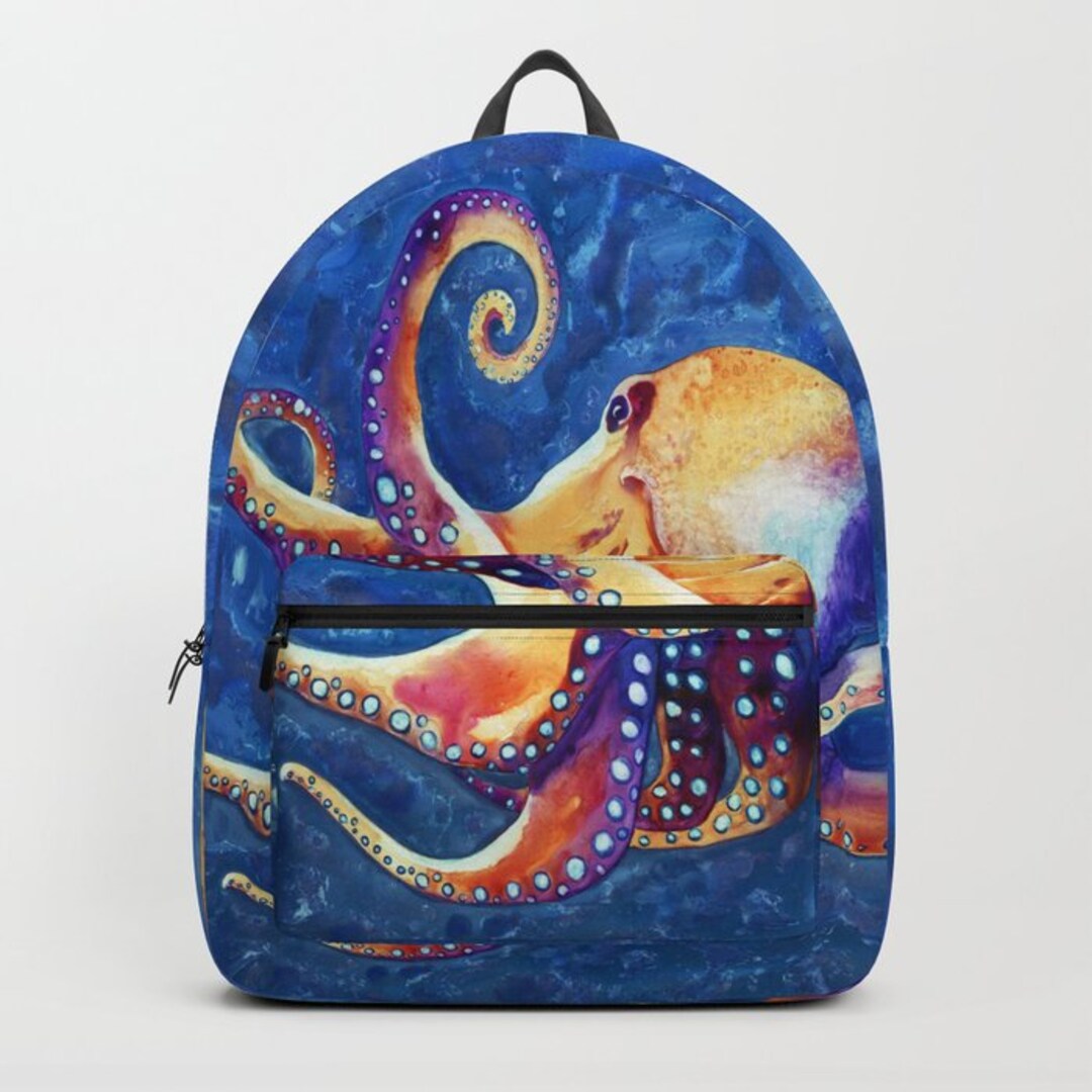 Sac à dos Octopus - Cartable - Accessoire de voyage ou de rentrée ...