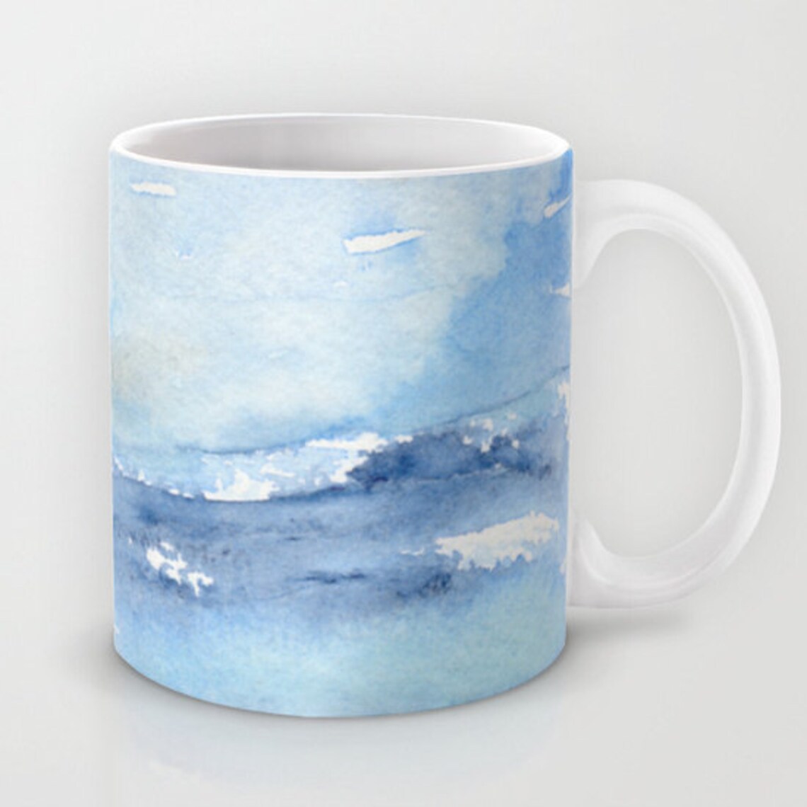 Artistic Ocean Wave Coffee Mug - Seascape - Kitchen Decor Mug Drinkware ...