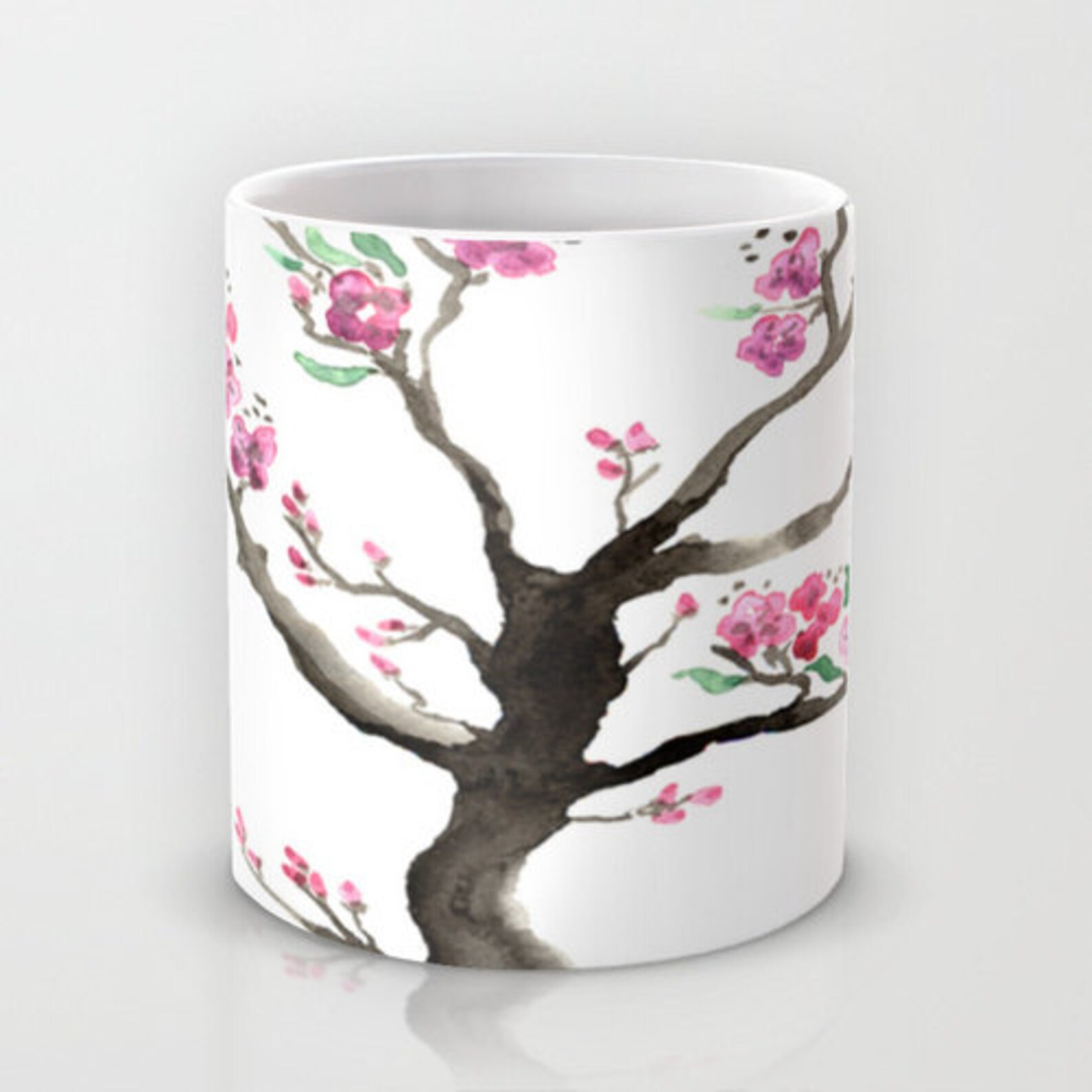 Artistic Floral Coffee Mug Sakura Tree Cherry Blossoms - Etsy