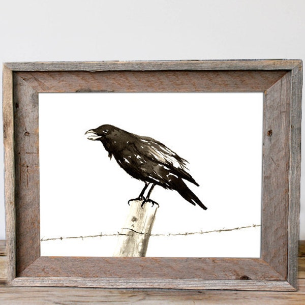 Birds on Barbed Wire - Etsy