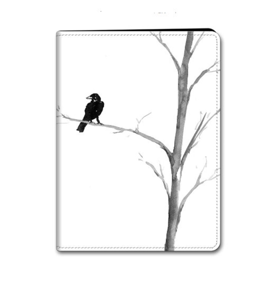 Raven iPad Mini iPad Air Folio Case - Black Bird in a Tree - Designer ...