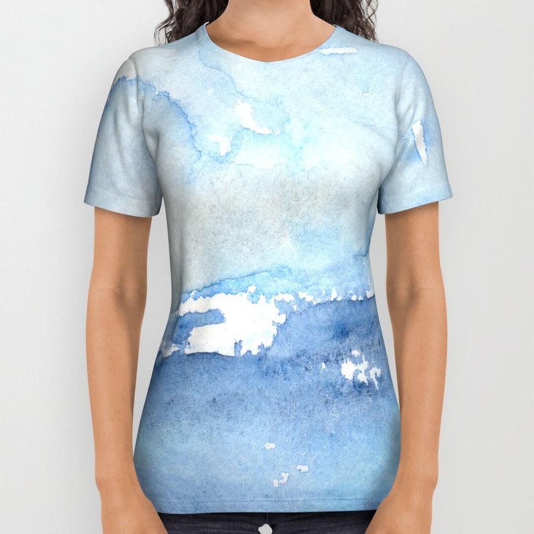 Ocean Wave Shirt Designer Clothing Ocean Wave Painting Artistic All ...