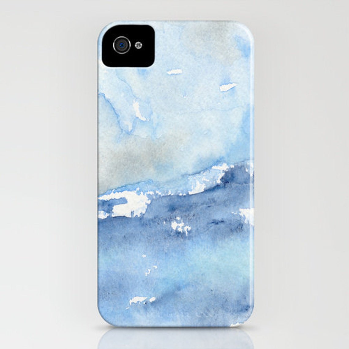 Ocean Wave Phone Case Watercolor Painting Tempest - Etsy