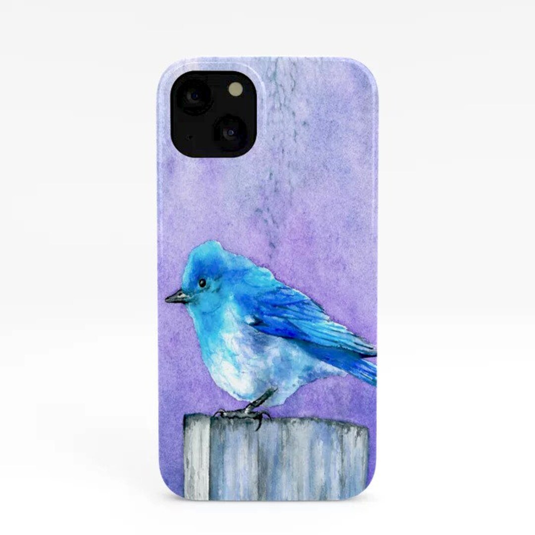 Bluebird Phone Case - Watercolor Painting - Designer iPhone Samsung ...