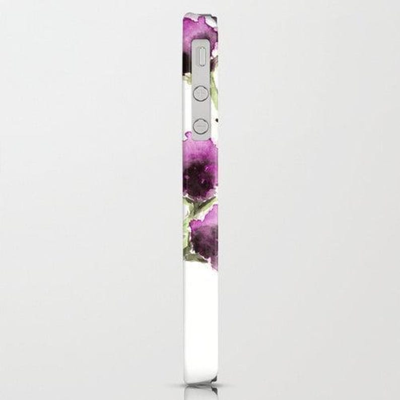 Floral Phone Case - Milk Thistle Painting - Designer iPhone Samsung ...