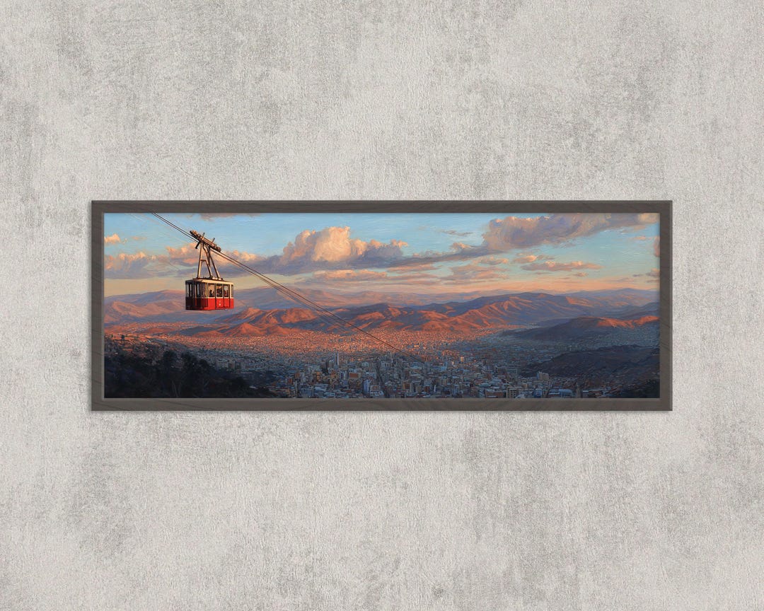 Mérida Cable Car Print: Venezuela Andes Sunset Panorama - Etsy