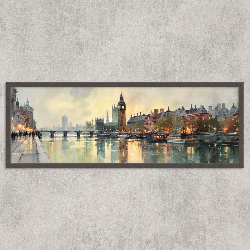Panoramic London Prints - Etsy