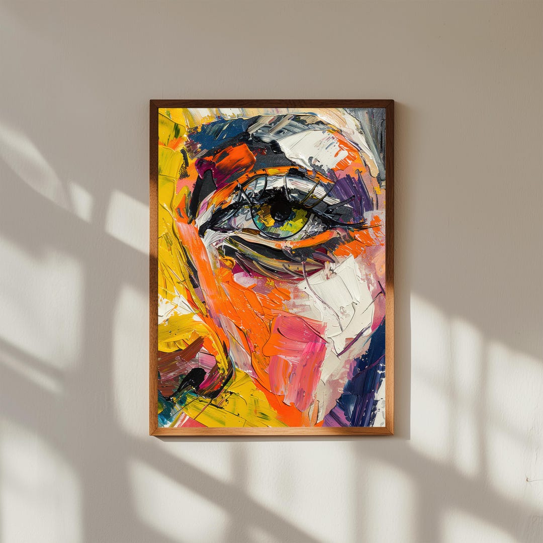 Willem De Kooning Inspired Print – Woman III Style Abstract ...