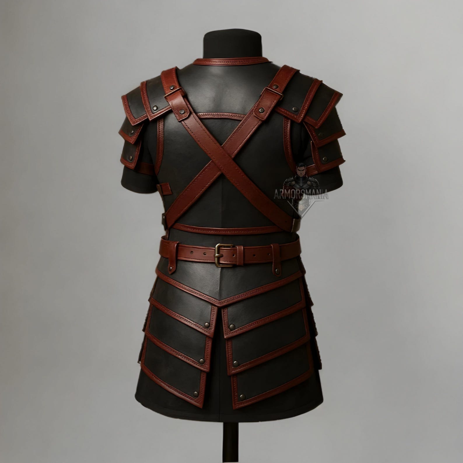 Medieval Leather Fantasy Armor | Handmade Roman Style Armor With Belt ...