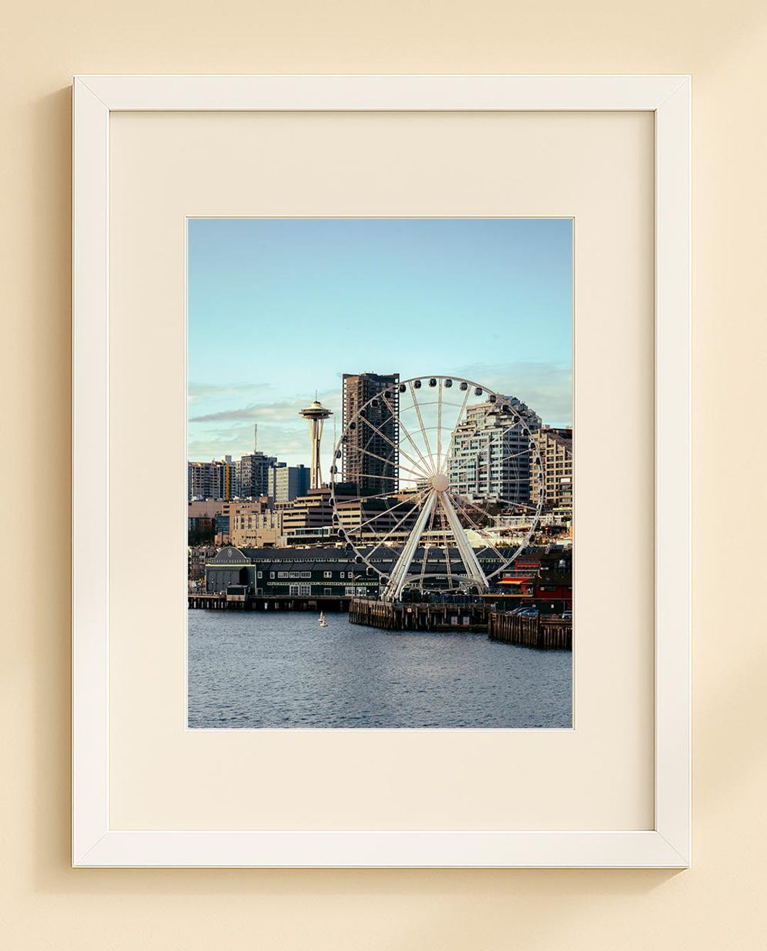 Seattle Waterfront Wall Art - Color Photo Wall Digital Print Instant ...