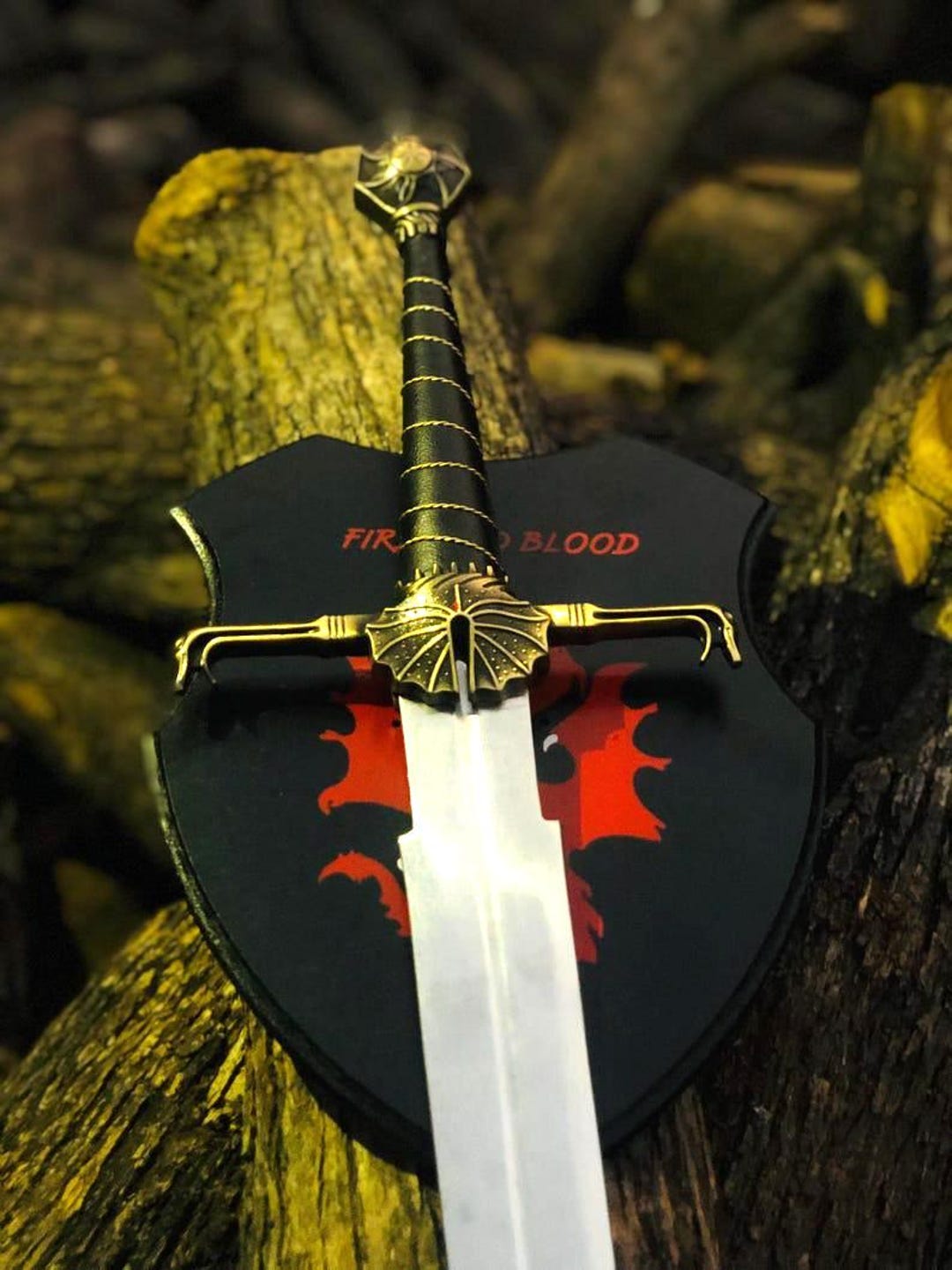 Custom Hand Forged GOLDRYN SWORD Throne of Glass Athril Video Game ...