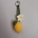 Handmade Crochet Lemon Keychain | Cute Mini Lemon Bag Charm | Crochet ...