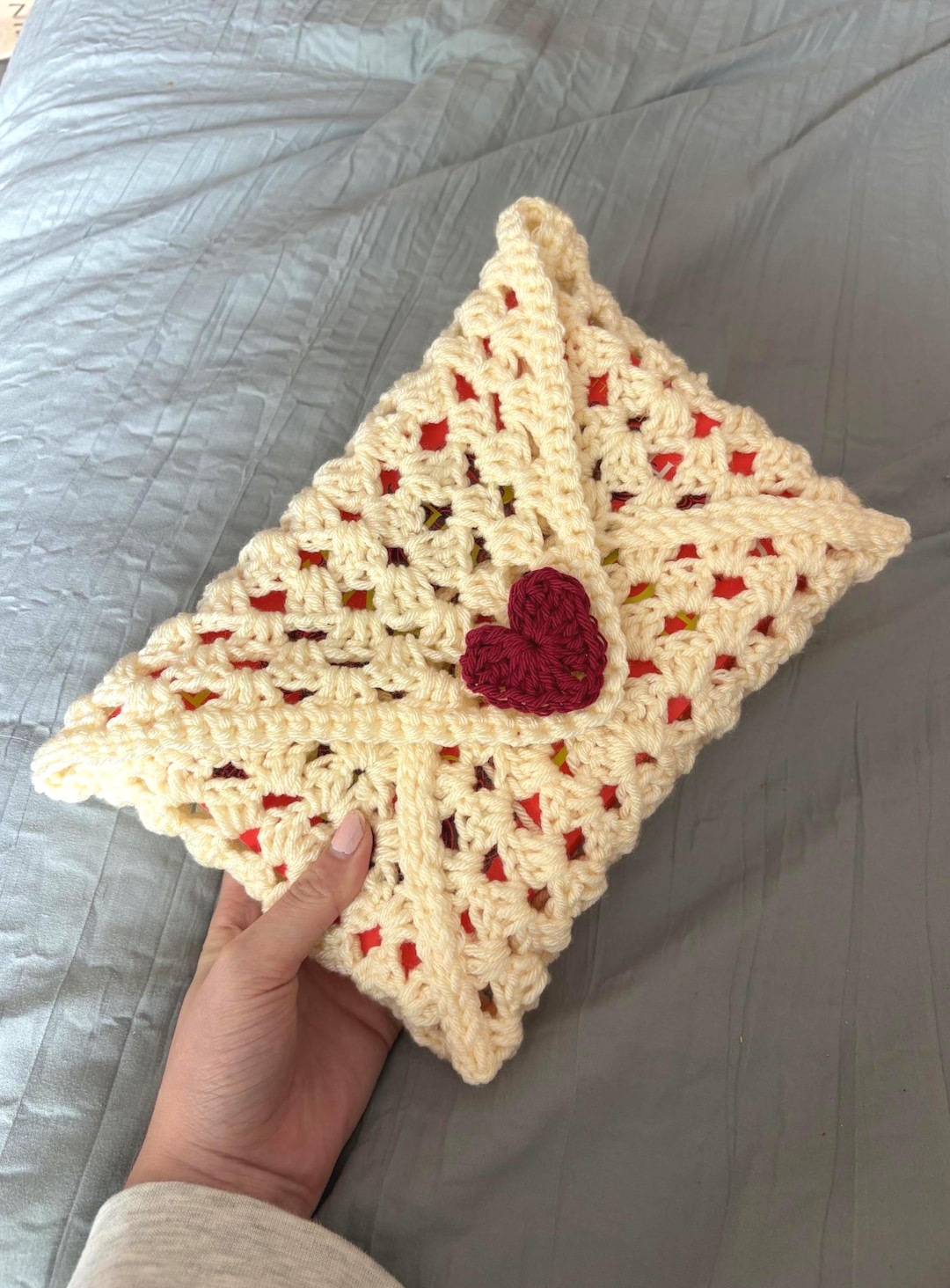 Handmade Custom Love Letter Book Sleeve | Cute Cozy Book Cover | Unique ...