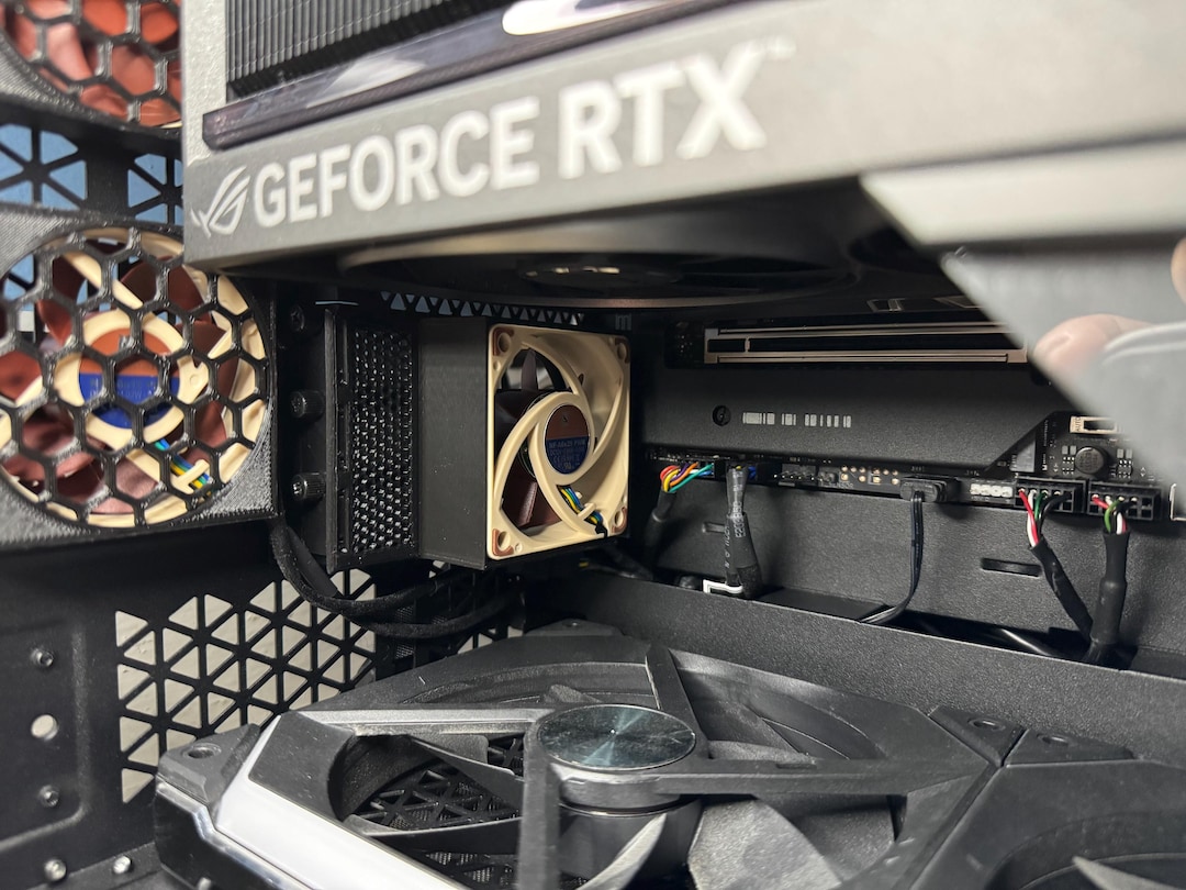 PCI 60mm Fan Mount: 3-slot GPU Cooling Bracket, Server Cooling Upgrade ...