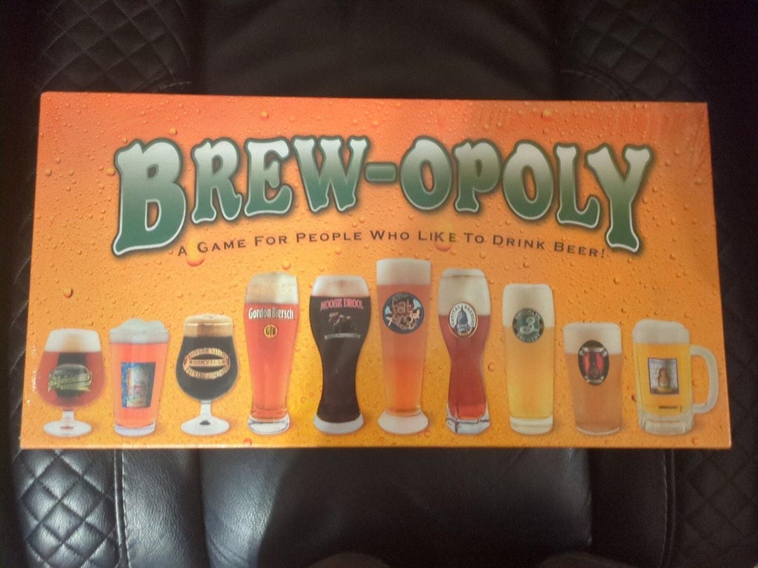 Brew-opoly Monopoly Beer Themed Board Game - Etsy