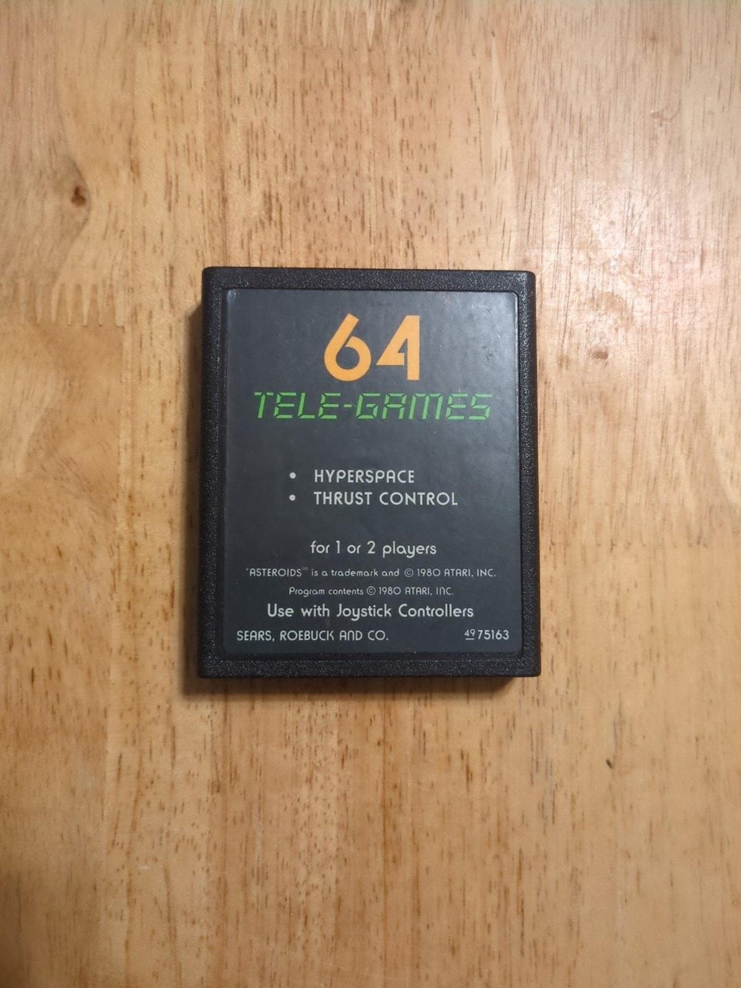 Asteroids - 64 Tele-games [atari 2600] - Etsy