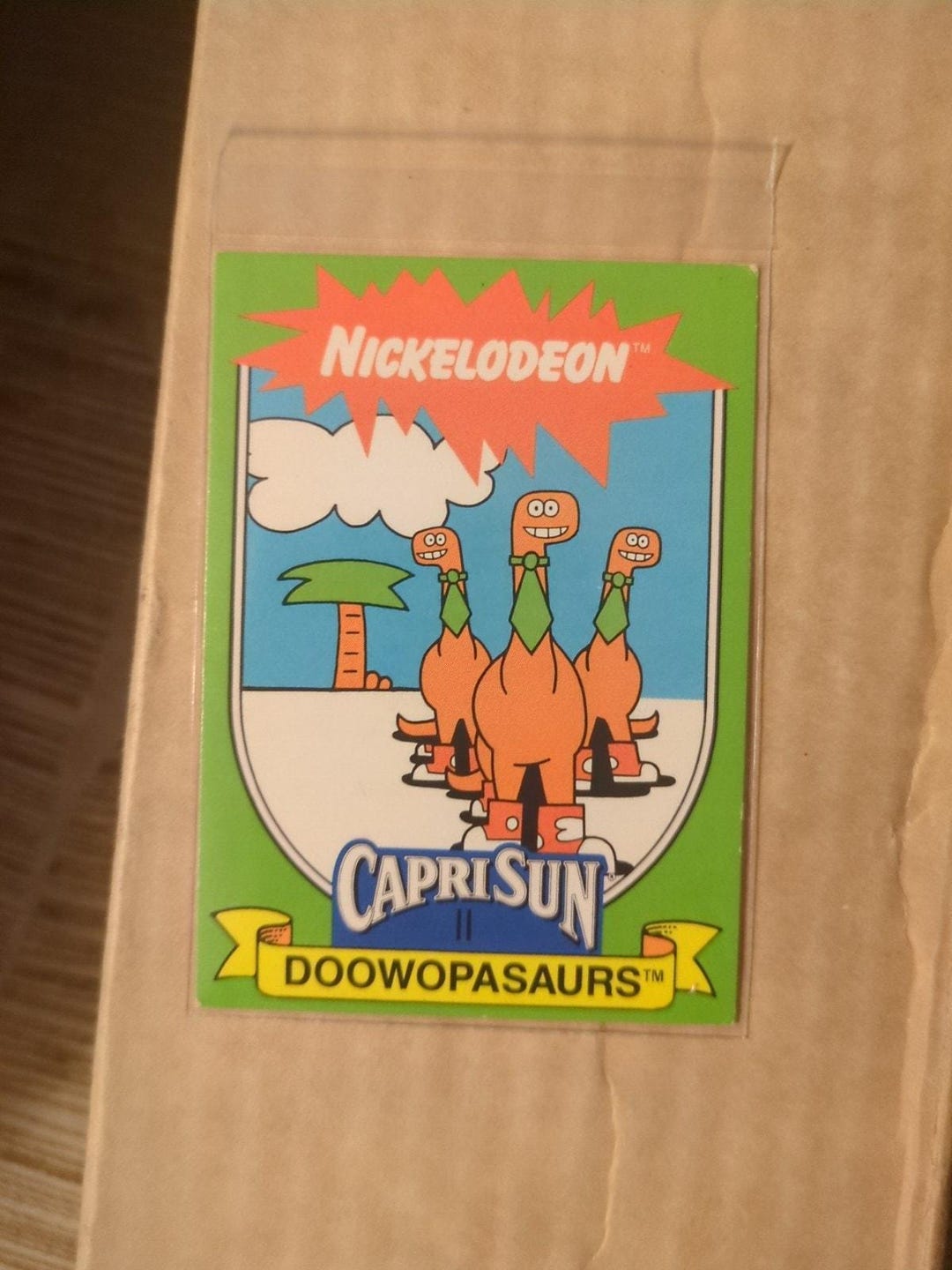 Vintage 1991 Capri-sun Nickelodeon: Doowopasaurs Trading Card #2 - Etsy