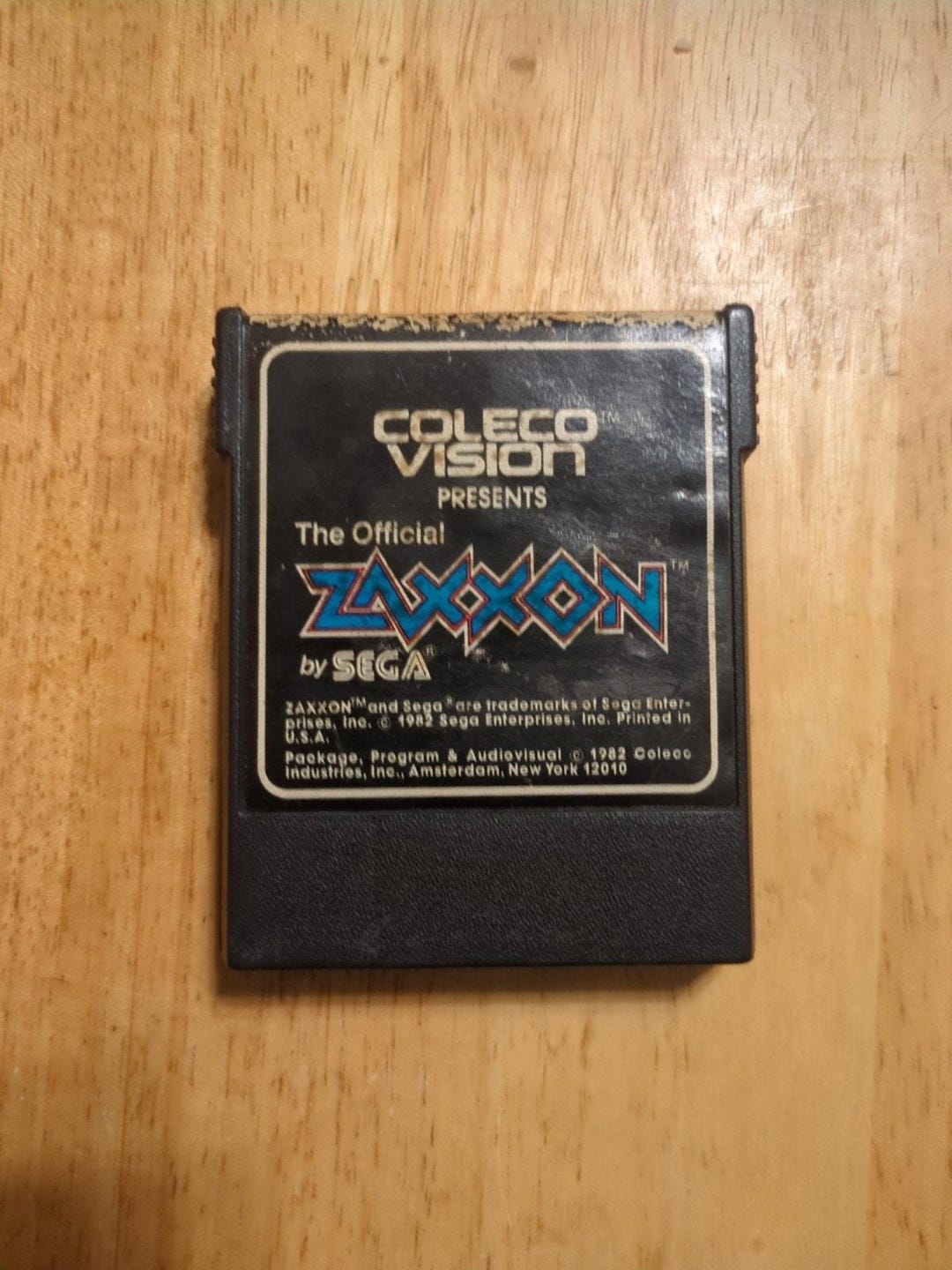 Zaxxon (colecovision, 1982) Authentic Game Cartridge - Etsy