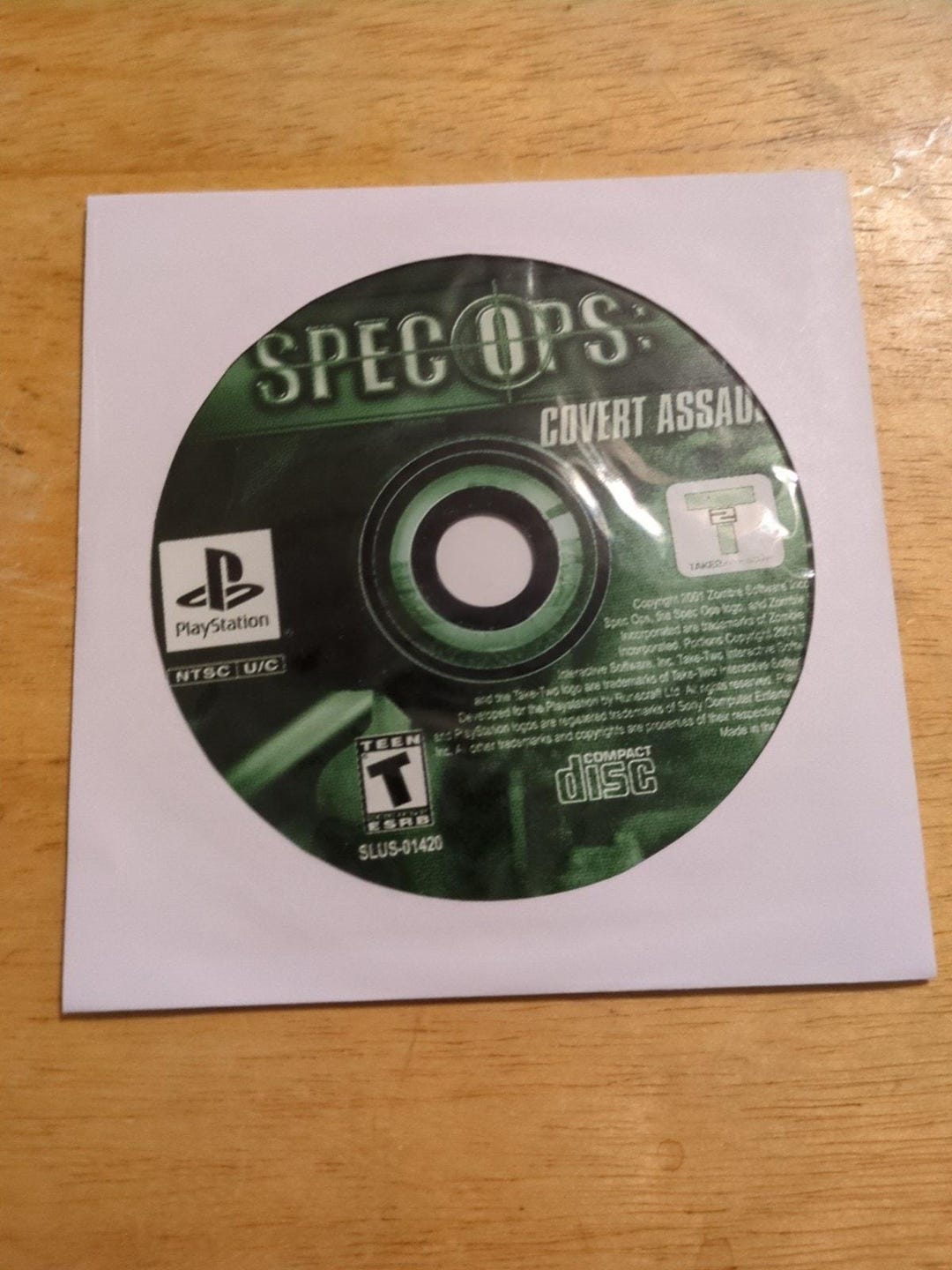 Spec Ops Covert Assault Ps1 Disc Only - Etsy