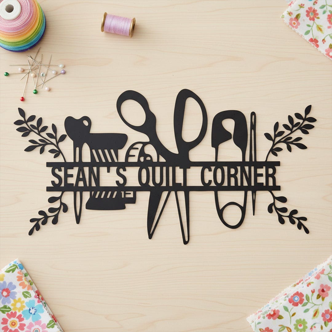 Personalized Quilt Corner Metal Stake, Quilting Tools Marker, Quilt ...