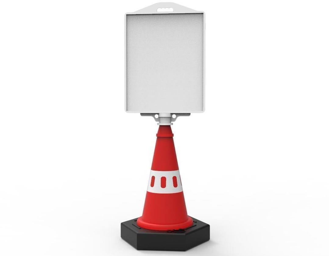 Advertising Bollard: Outdoor Traffic Sign Post, Optional Vinyl Prints ...