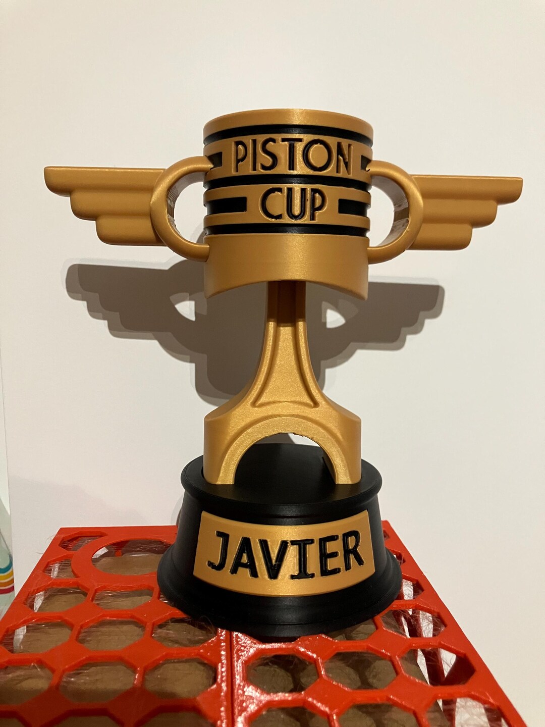 Personalized Piston Cup – Cars Inspired Trophy - Etsy