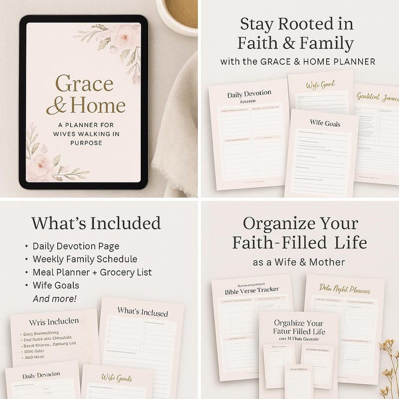 Mom and Wife Planner - Etsy