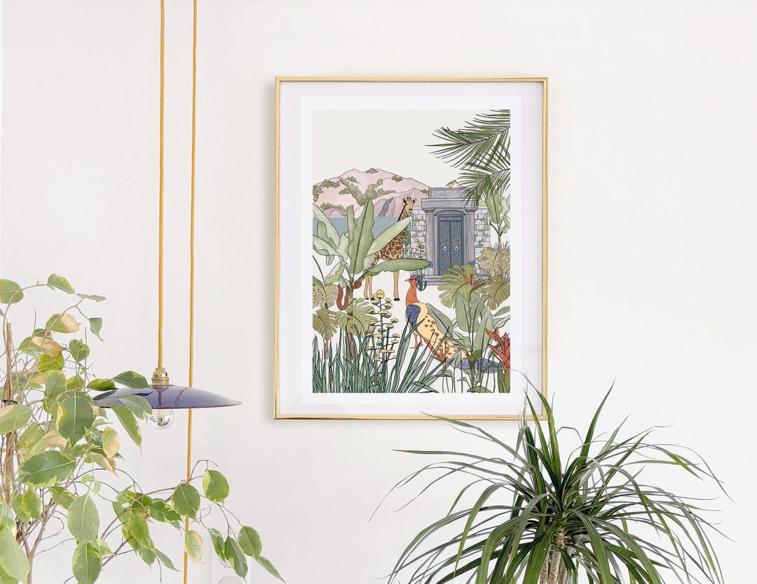 Tropical Poster - Wall Art - Wall Decoration - Tropical - Vegetation ...