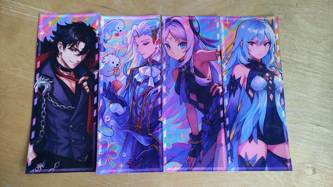 Genshin Impact Stickers | Holographic or Glossy & Waterproof ...
