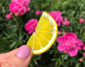 Lemon Pin, Citrus Pin, Cute Pin, Pins Cute, Fruit Pin, Fashion Pin ...